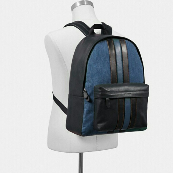 Coach | Bags | Coach Varsity Stripe Backpack | Poshmark